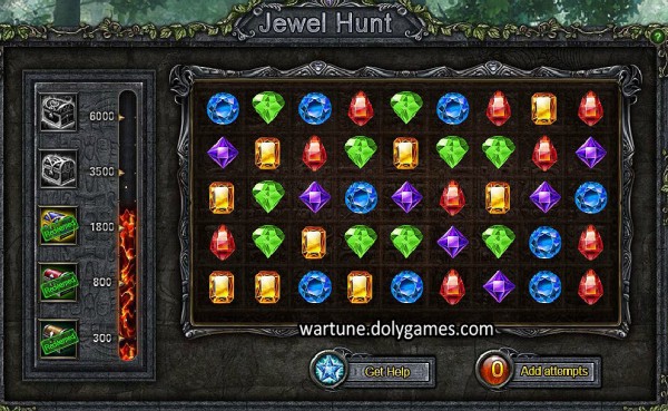 New Jewel Hunt - Wartune Game Update Nov 2015 - DolyGames Wartune