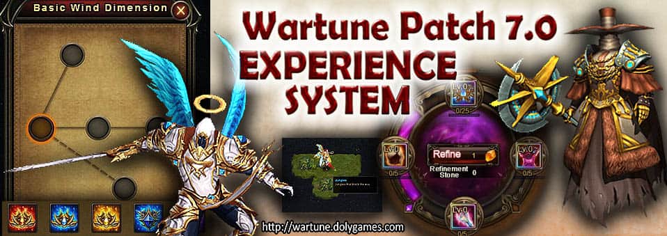 Wartune Patch 7.0 New Experience System Guide - DolyGames Wartune